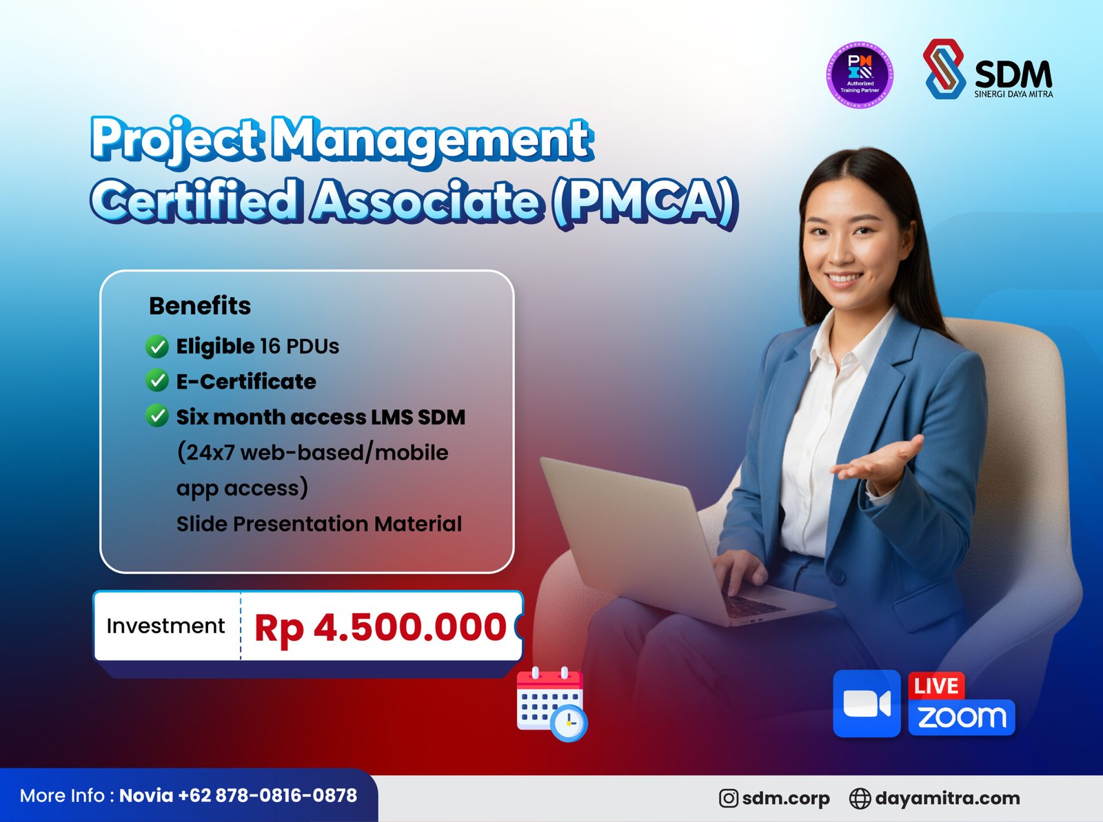 Project Management Certified Associate (PMCA) – Online – SDM